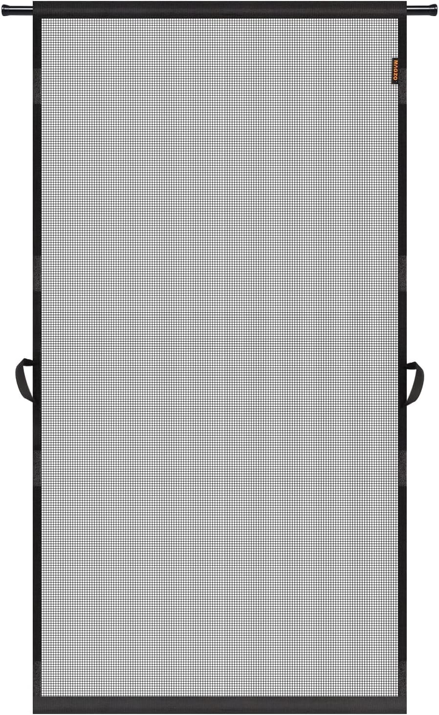 MAGZO Hanging Screen Door, Fits Door Size 36" x 98" (Curtain Size 38 ...