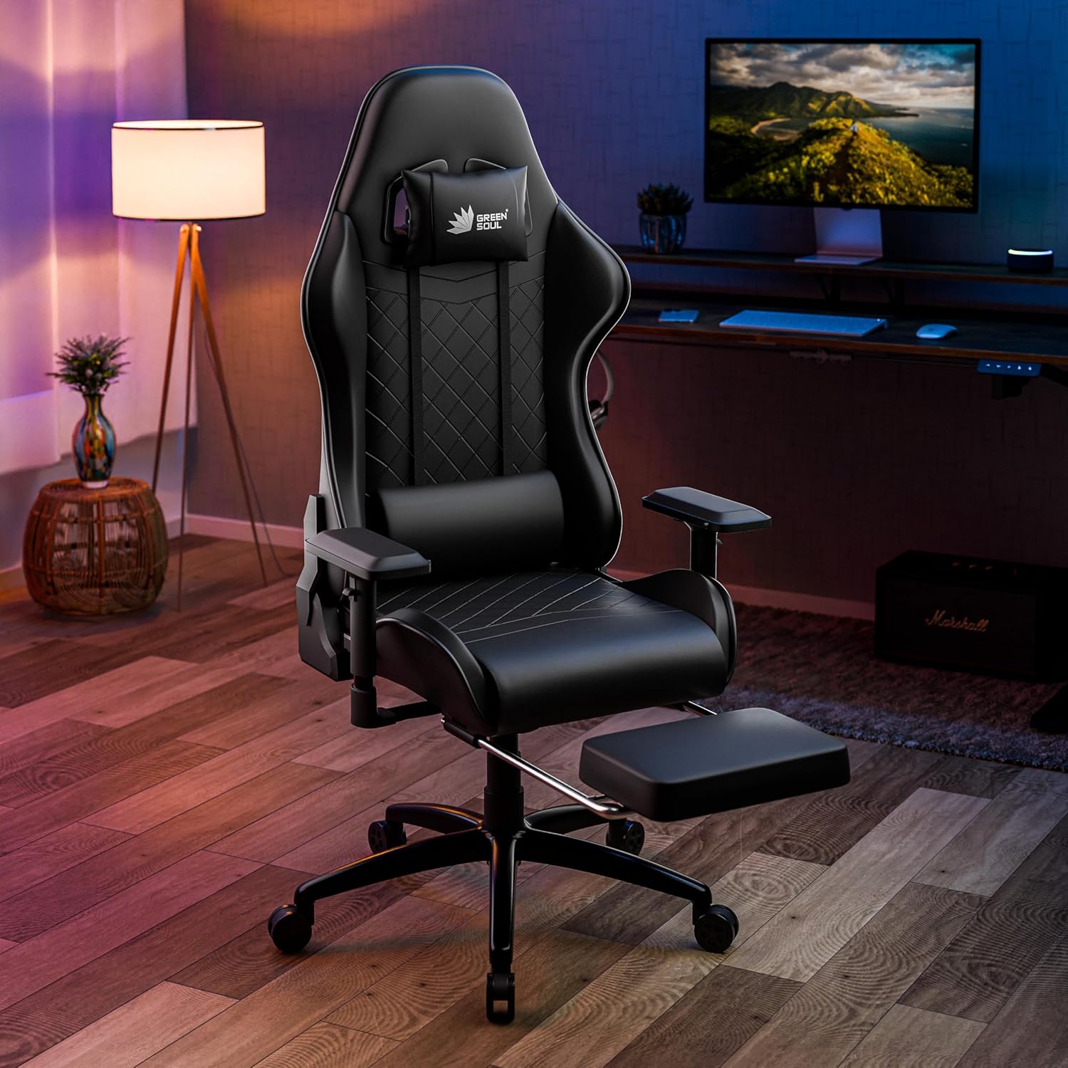 Green Soul® Ghost Ergonomic Gaming Chair, Multifunctional Computer ...