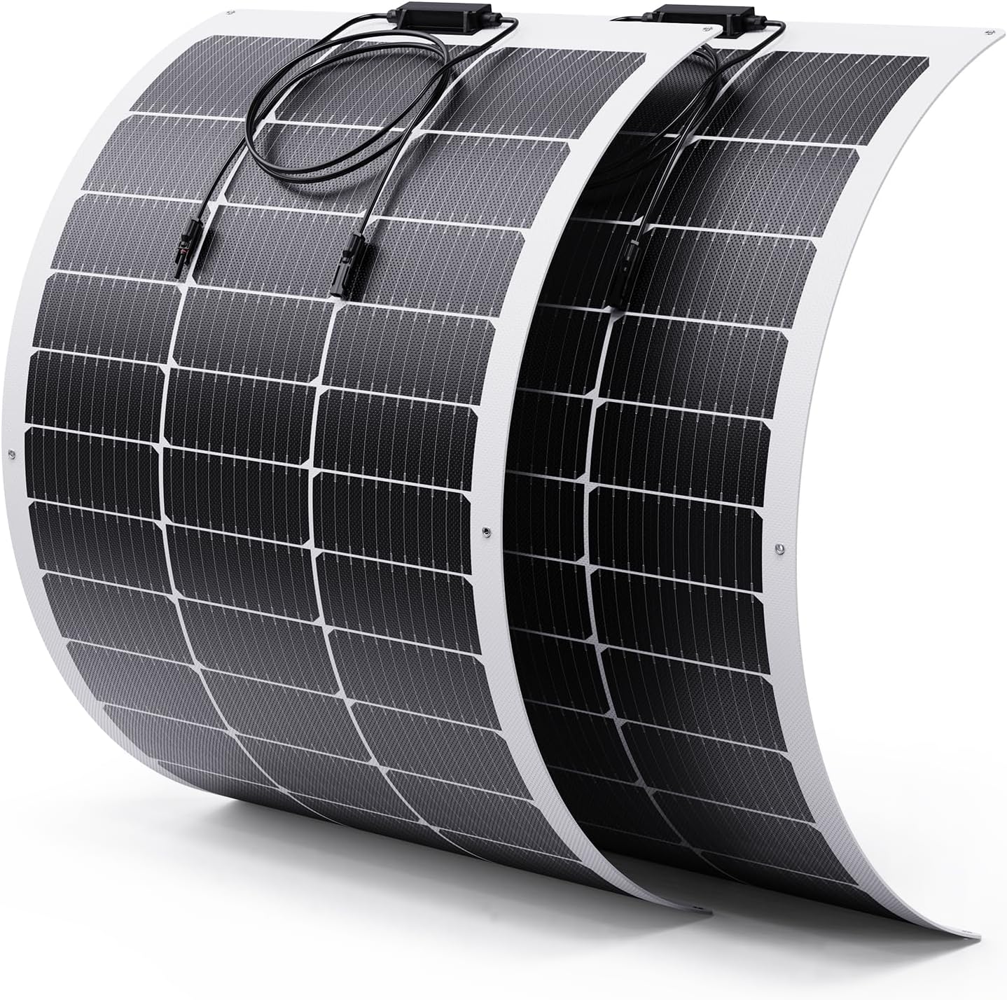Amazon.com : 200 Watt Flexible Solar Panel, Lightweight 2PCS 100 Watt ...