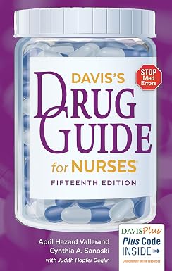 Davis's Drug Guide for Nurses: 9780803657052: Medicine & Health Science ...