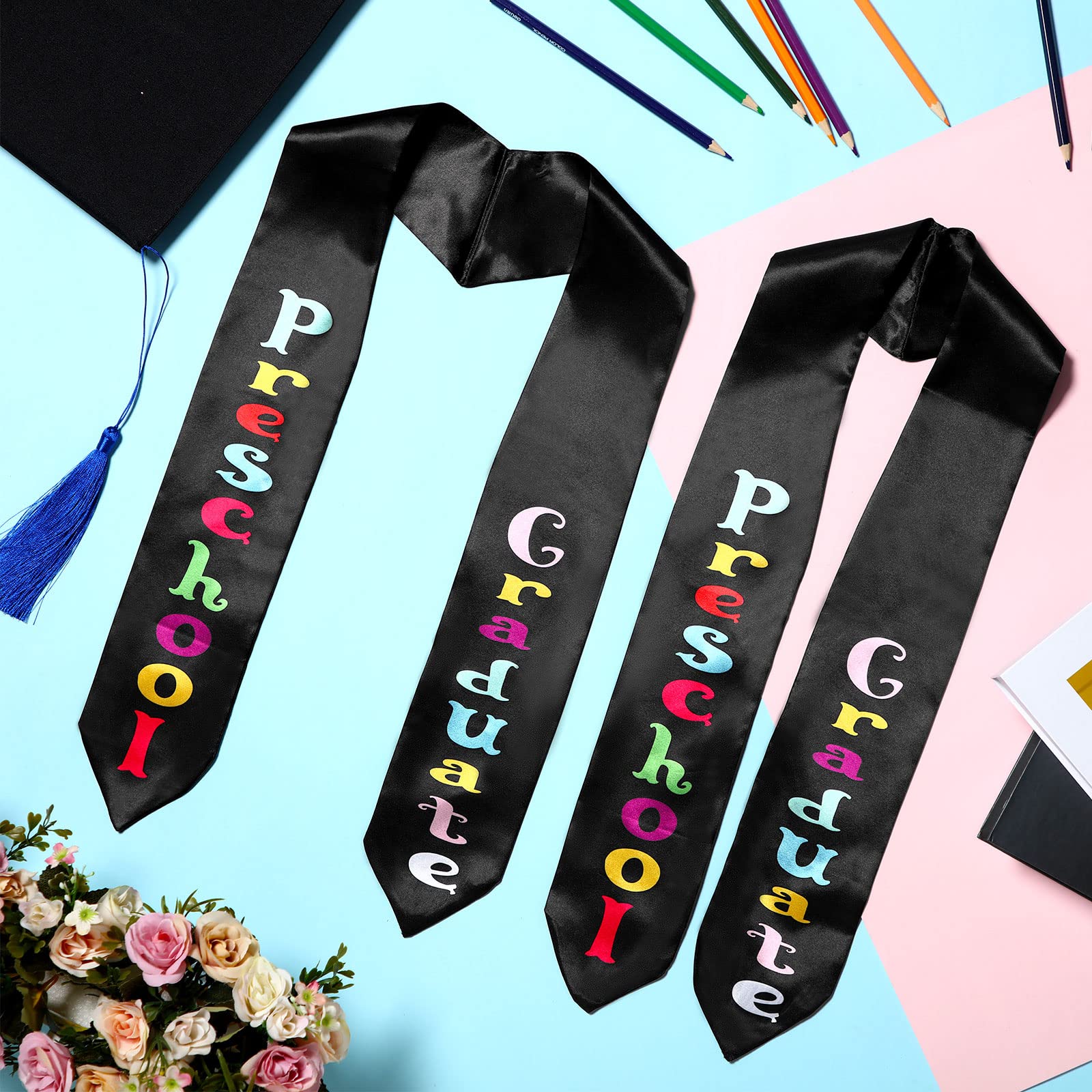 Snapklik.com : Crowye 12 Pcs Preschool Graduation Stole 2025 Kid ...