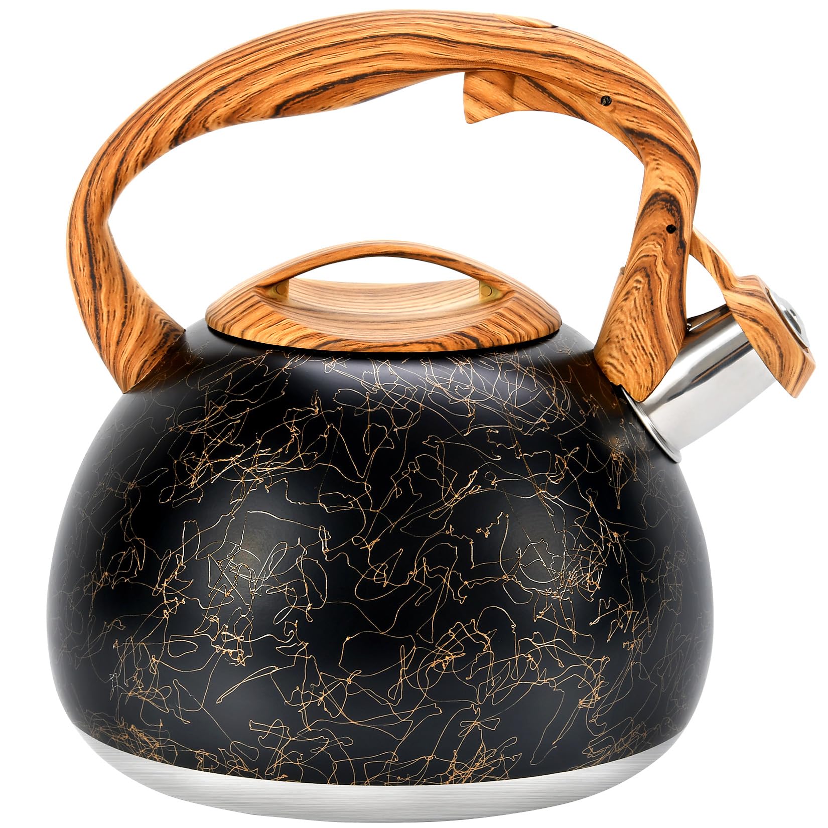 Amazon.com: Tea Kettle, 3.2Qt Whistling Tea Kettle for Stove Top, Food ...