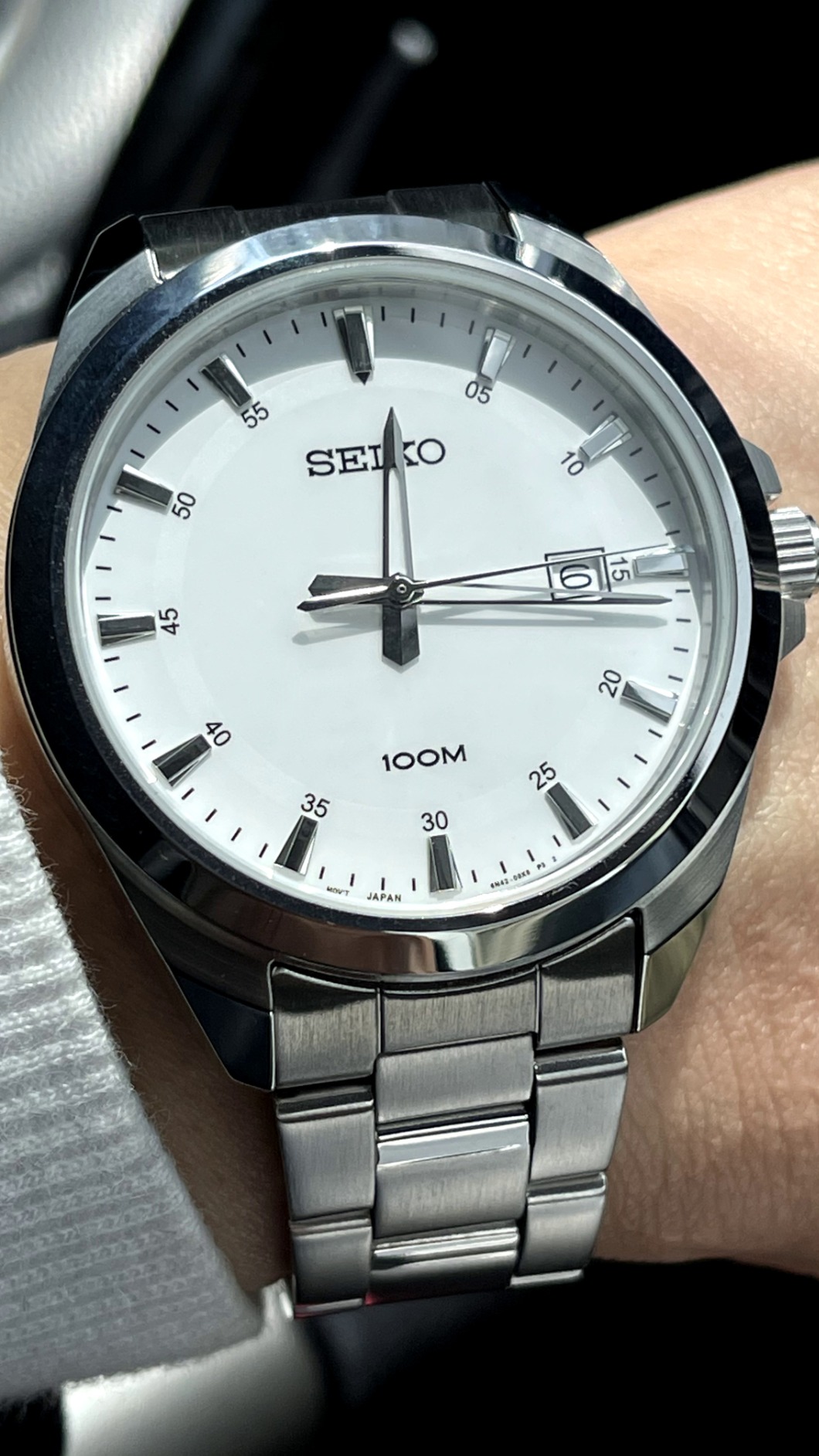 Amazon.co.jp: [セイコー]SEIKO 腕時計 CLASSIC QUARTZ クラシック クオーツ SUR205P1 メンズ ...