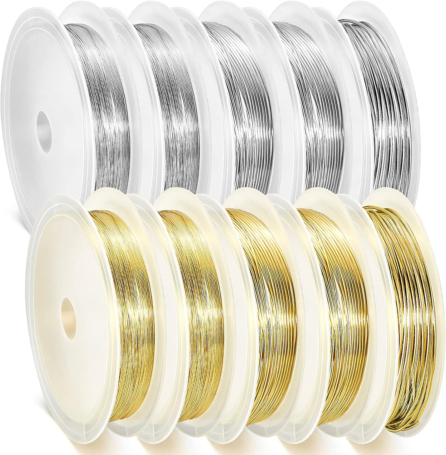 Amazon.com: 10 Roll 230ft Jewelry Wire for Making 18, 20, 22, 24, 26 ...