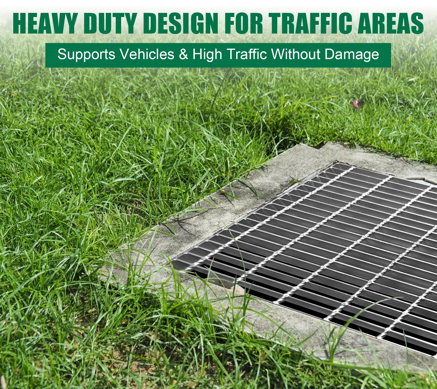 Steel Drain Grates Driveway CLICK DRAIN ® Modular Drainage : The