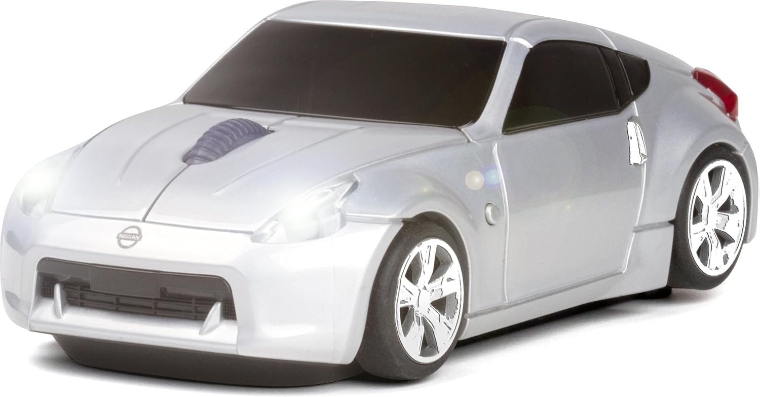 Road Mice Nissan 370Z Car Wireless Computer Mouse - Silver : Amazon.co ...