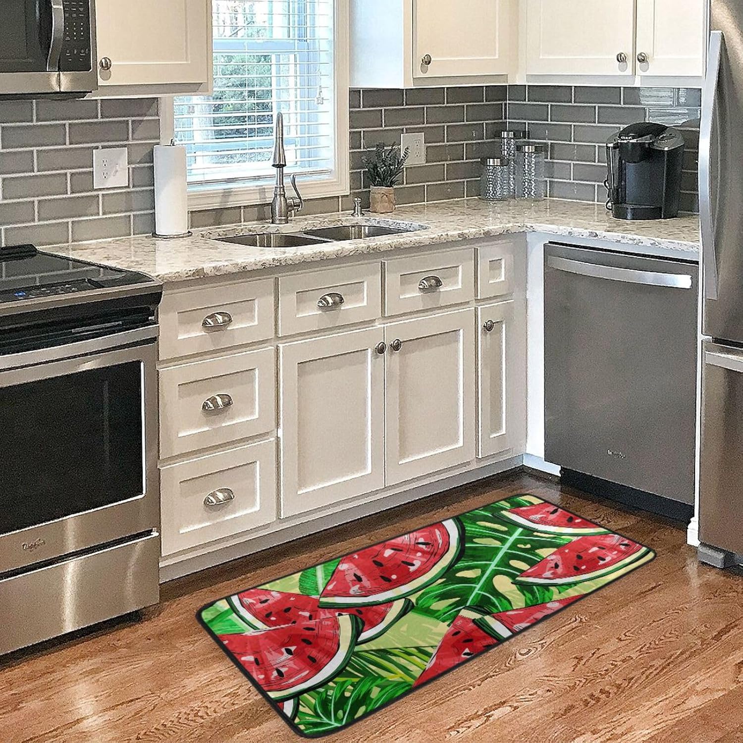 Amazon.com: Watermelon Fruit Kitchen Rugs Floor Mat Anti Fatigue ...