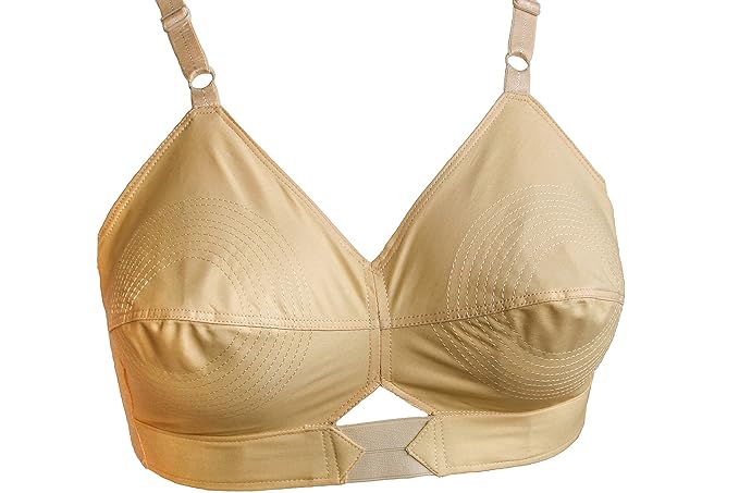 Women's Cotton Non-padded Wired Regular Bra (BFARC00B382021_Gold, cream ...