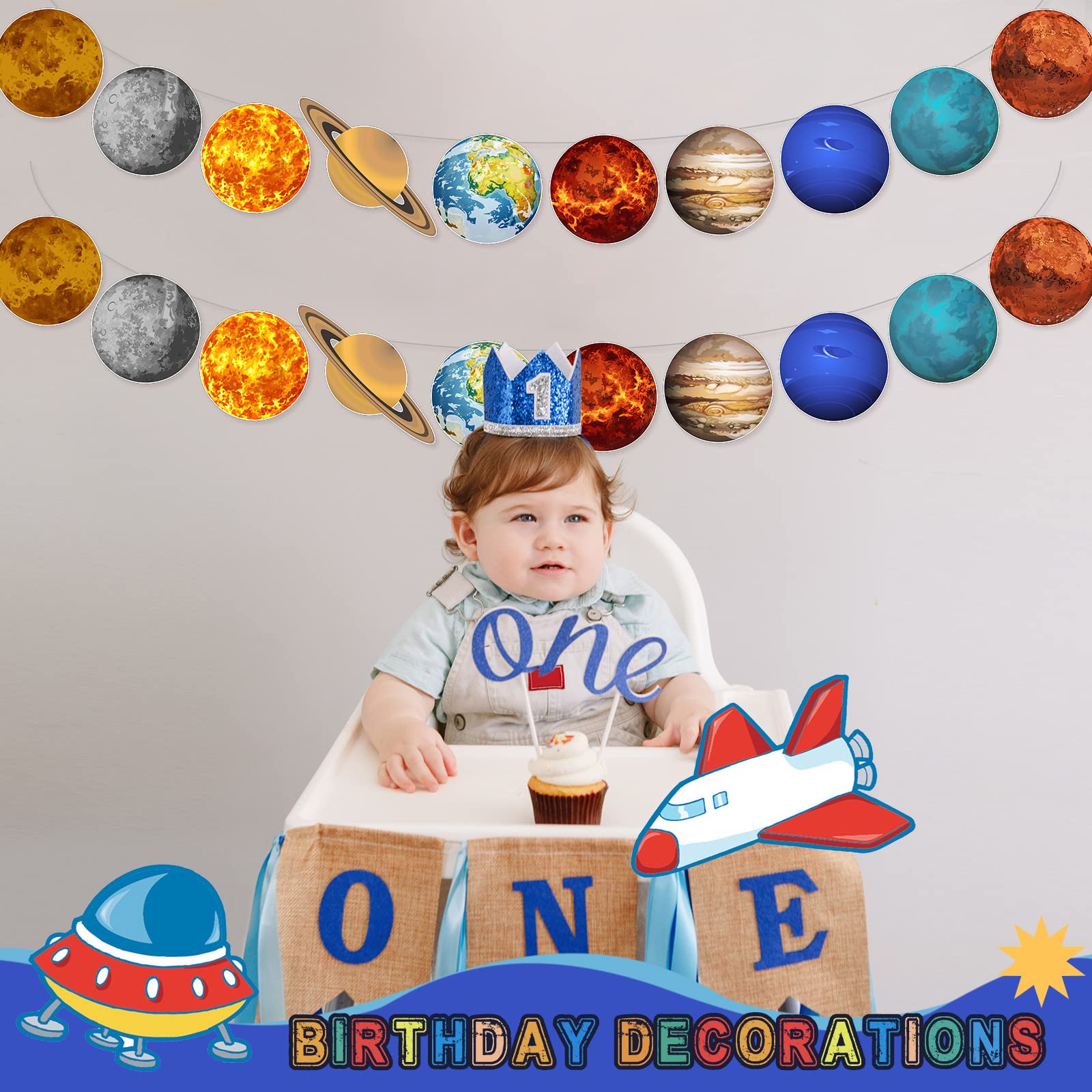 Decoraciones Espaciales Para Vbs Espacio Exterior Cumpleaños Sistema