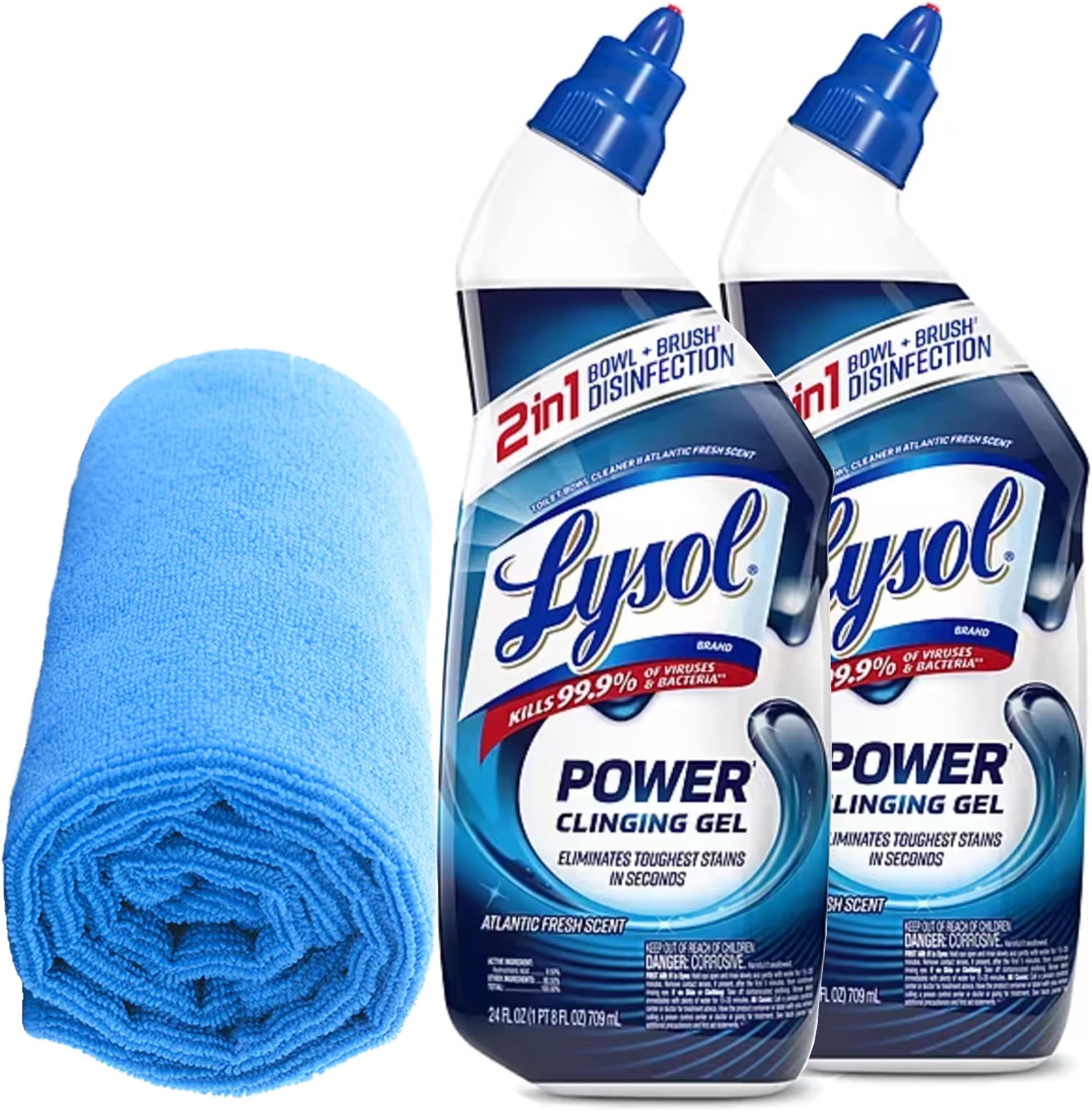 Amazon.com: Lysol Power Toilet Bowl Cleaner Gel, For Cleaning and ...