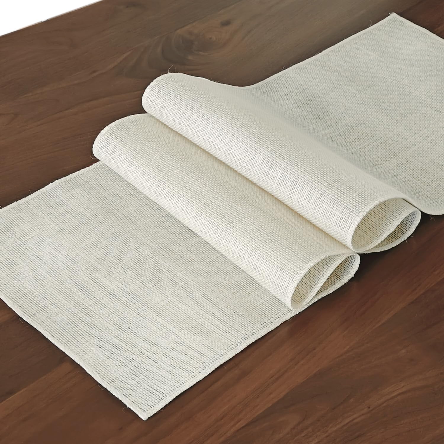 Amazon.com: Letjolt Burlap Table Runner 48 Inches Farmhouse ...