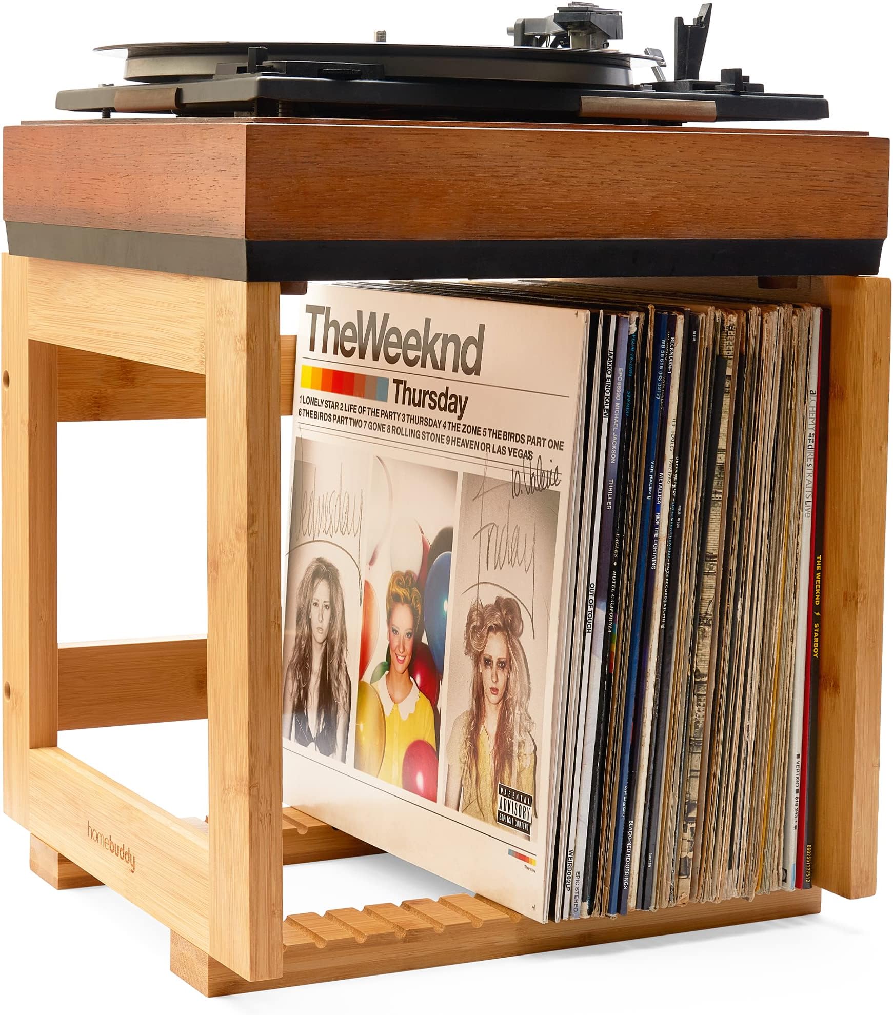 Amazon.com: 2 Pack Vinyl Record Storage, Album Storage for Vinyl ...