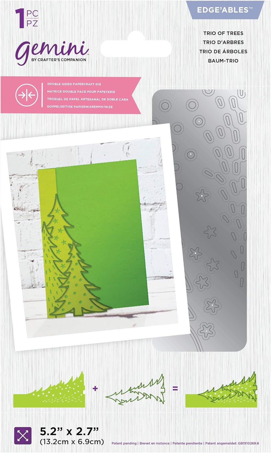 Amazon.com: Gemini Christmas Double-Sided Layerable Edge'able Die ...