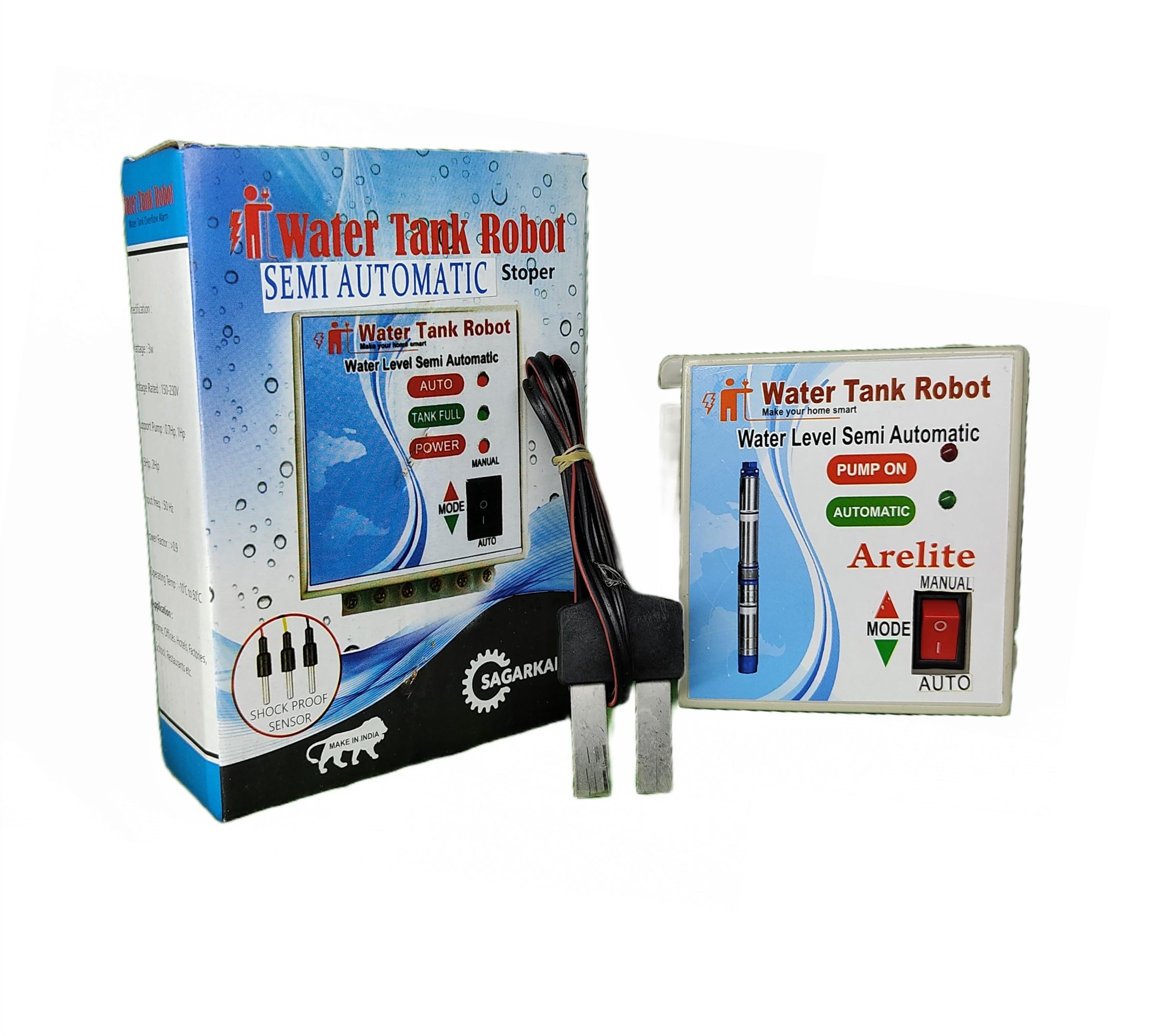 Water Tank Robot Semi Automatic Water Level Controller For Submersible ...