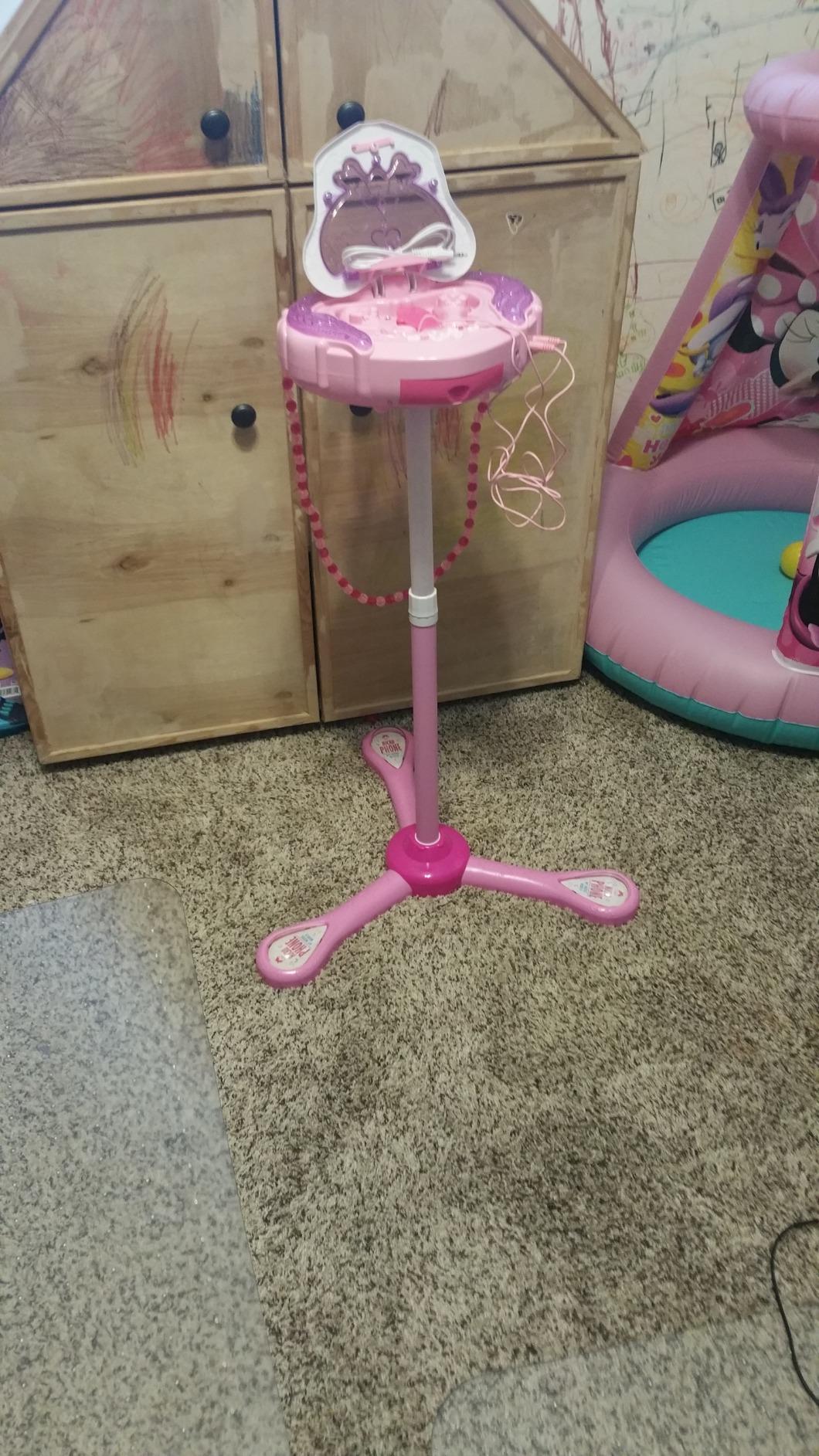 Amazon.com: Anpro Kids Karaoke Machine with 2 Microphones & Adjustable ...