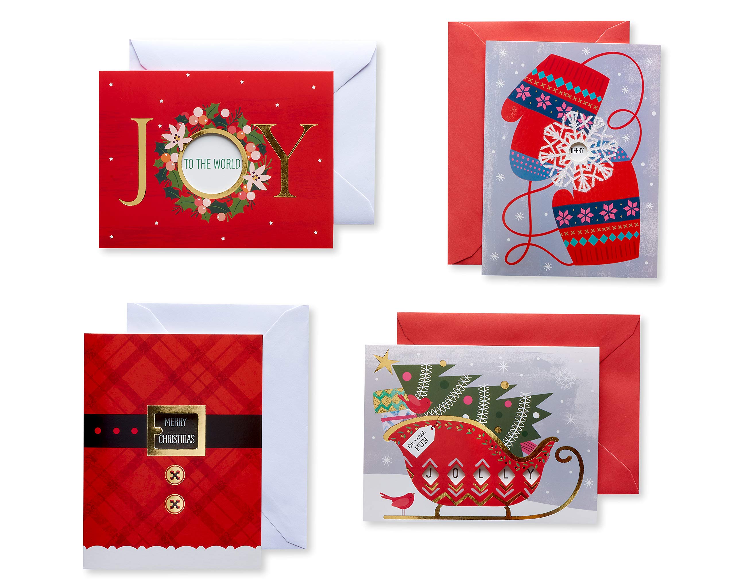 Amazon.com : American Greetings Christmas Cards Boxed with Envelopes ...