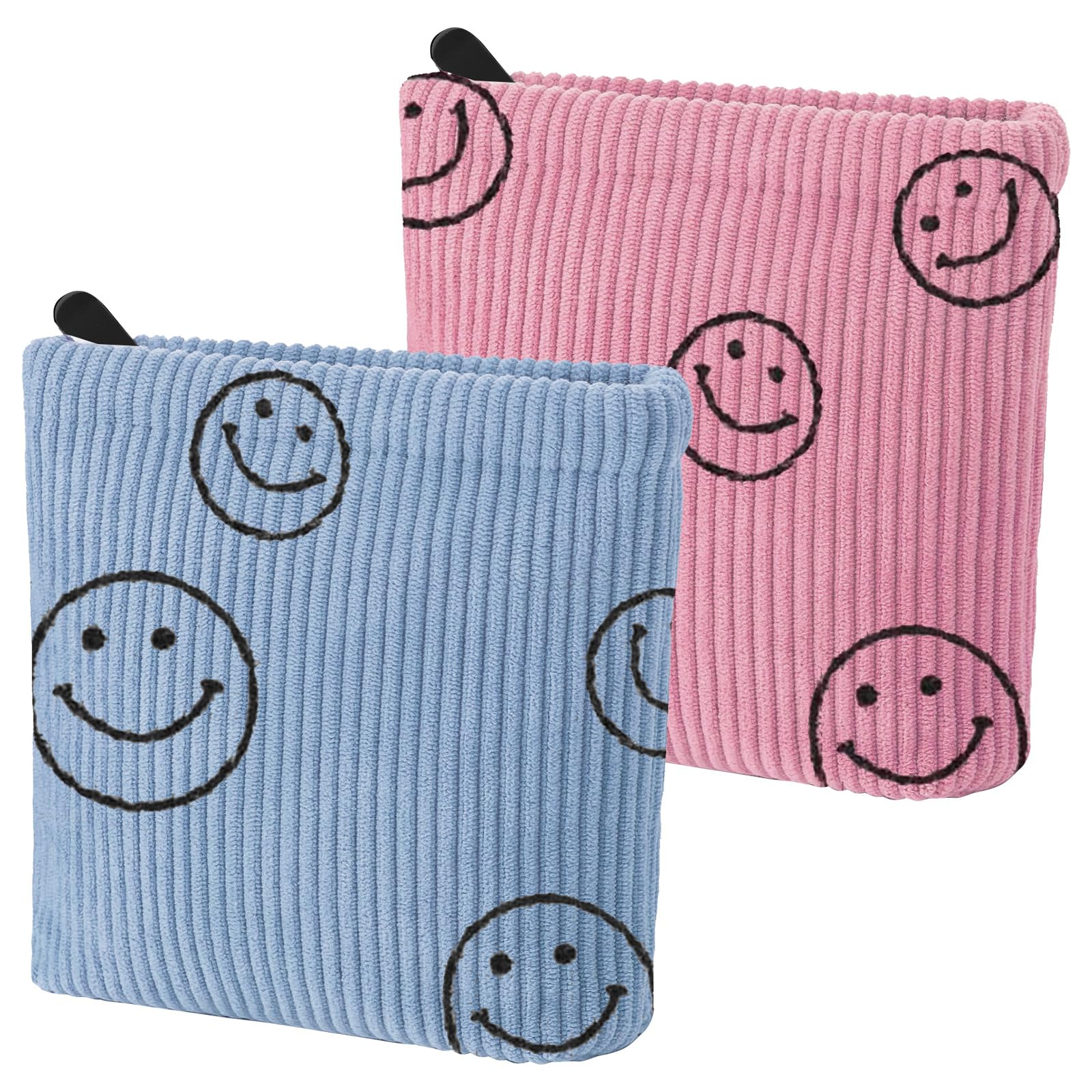 Amazon.com: Teircno 2 PCS Preppy Corduroy Period Bag for women, Cute ...