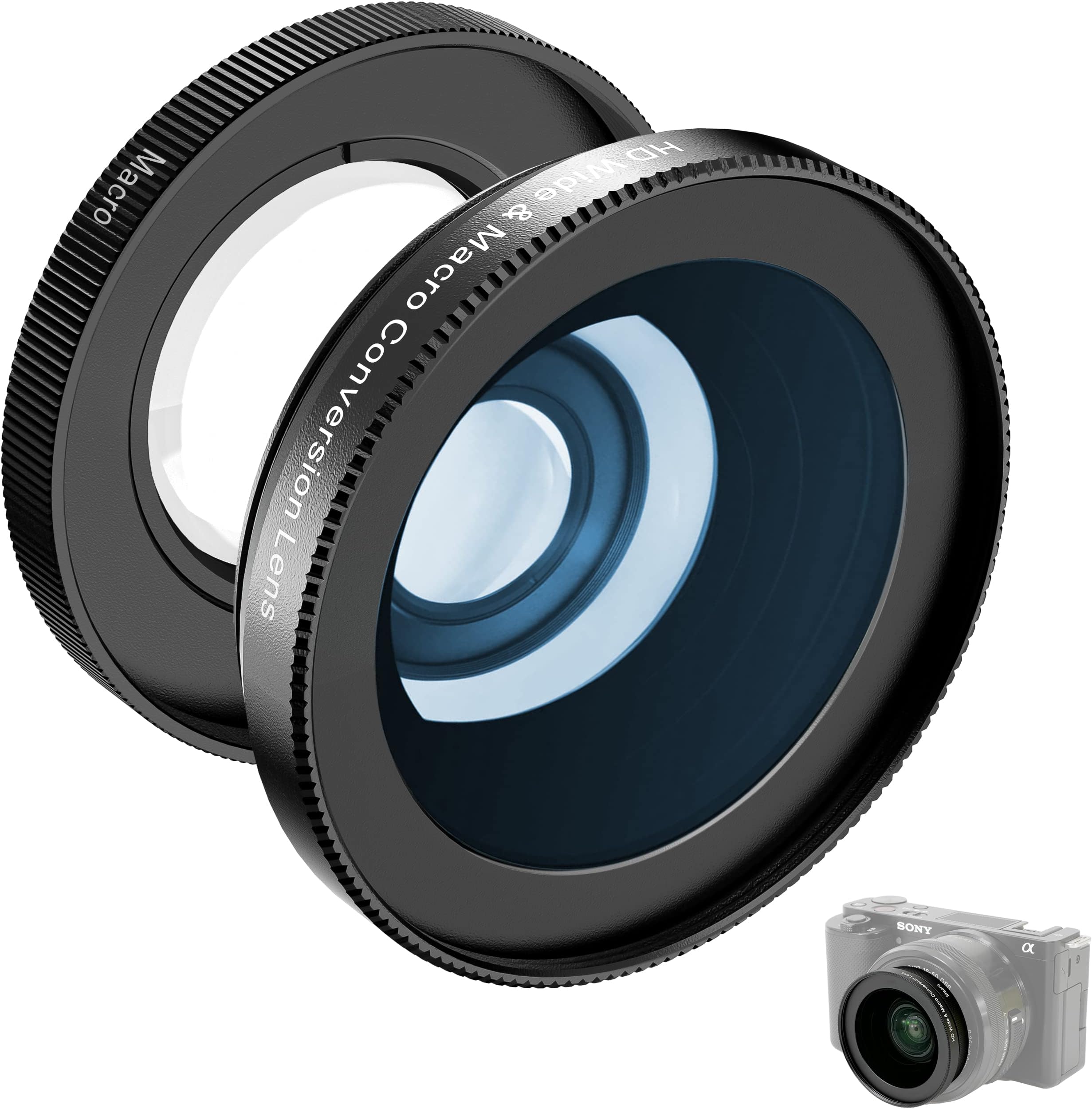 Amazon.com : Iboolo&EooEye 2 in 1 18mm HD Wide Angle/10x Macro ...