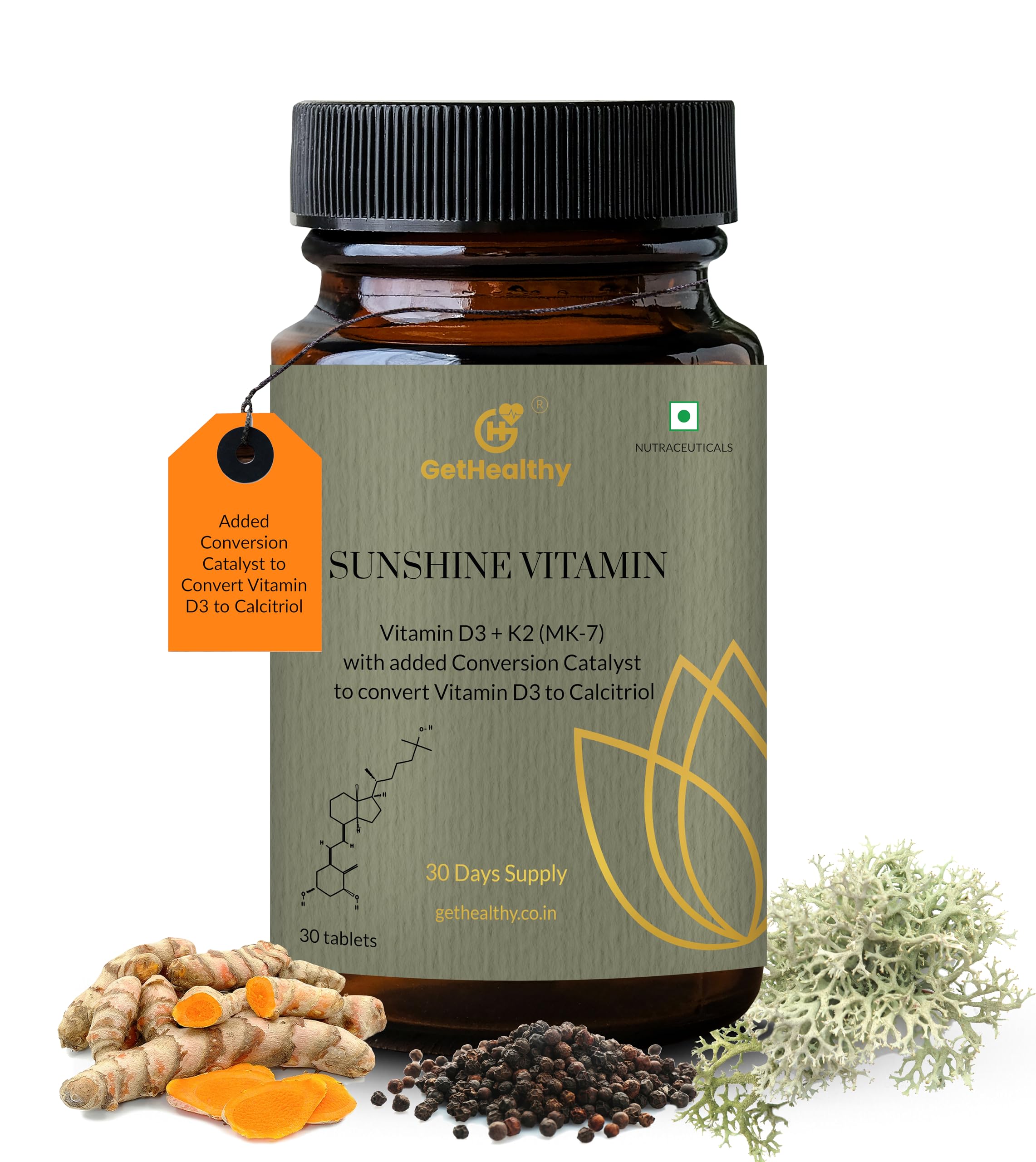 Buy Gety Sunshine | Clinically Proven Ingredients | Premium D3 ...