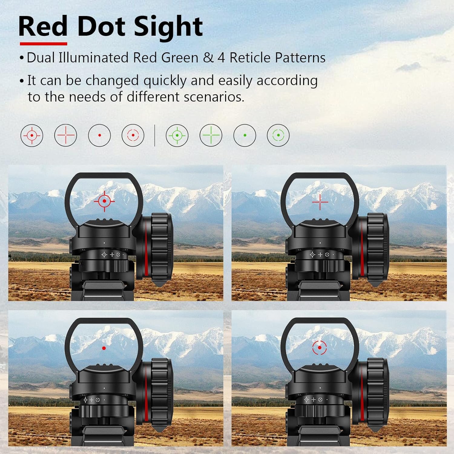 Snapklik.com : MidTen 4-12x50 Scope