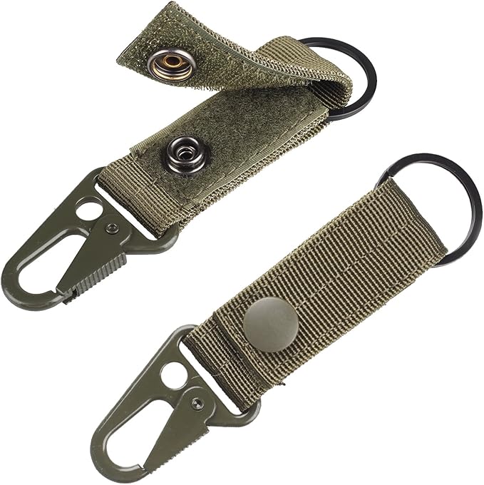 Amazon.com : XTACER Tactical Molle Key Ring Gear Keeper (Green ...