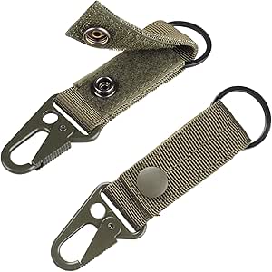 Amazon.com: XTACER Tactical Molle Key Ring Gear Key Keeper Keychain ...