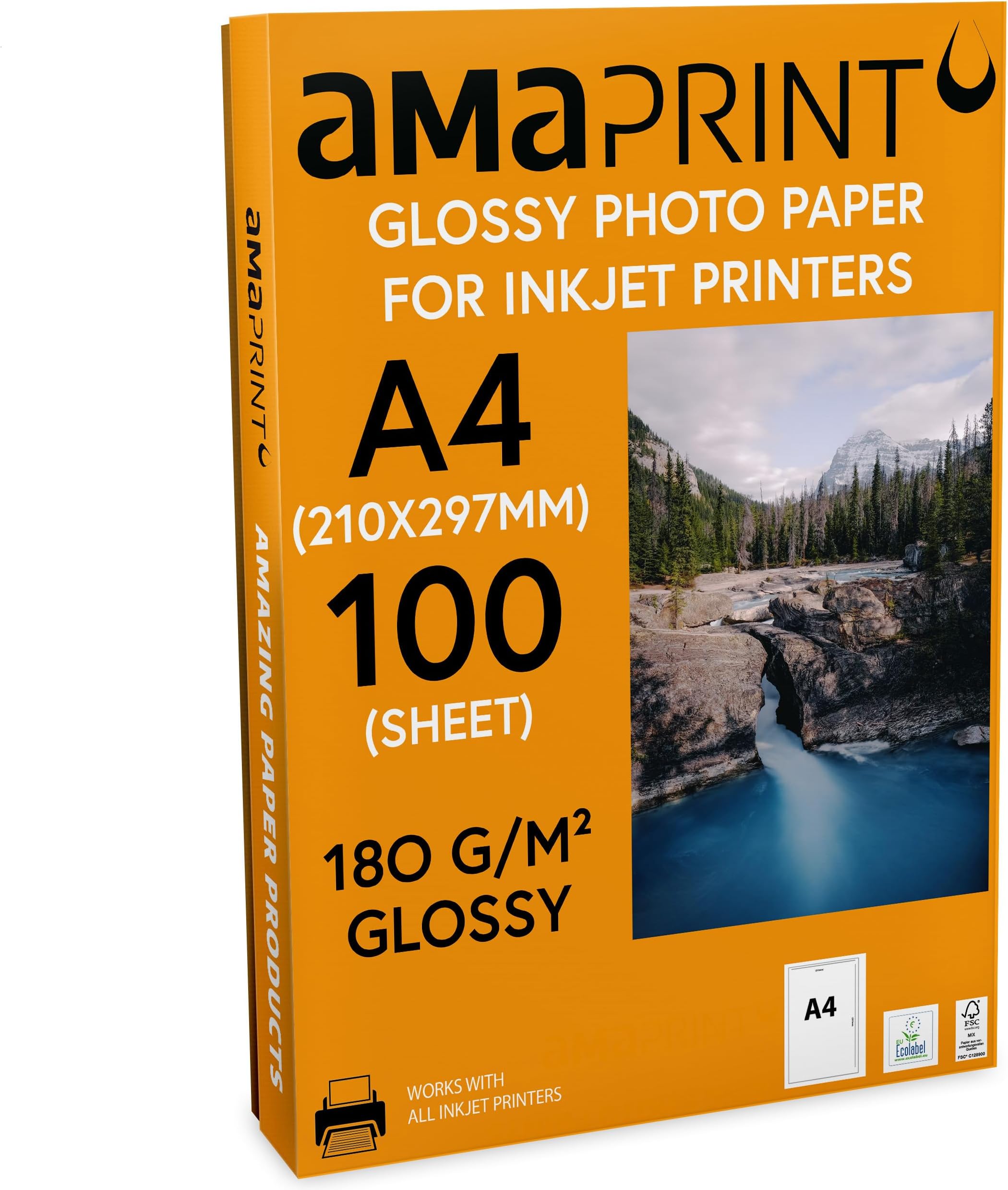 KOALA Inkjet Photo Paper A4 Glossy 100 Sheets 200 GSM for Canon Hp ...