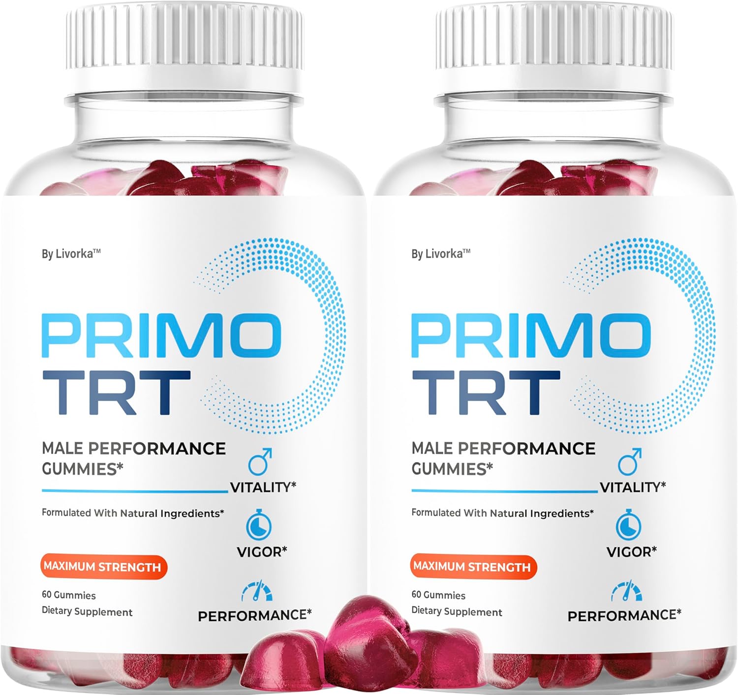 Amazon.com: LIVORKA (2 Pack) Primo TRT Gummies - Official PrimoTRT Supplement Gummies for Men ...