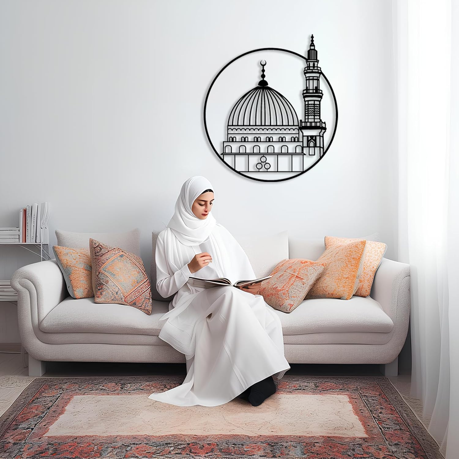 Amazon.com: Masjid An Nabawi Islamic Decor Islamic Wall Art For Living ...