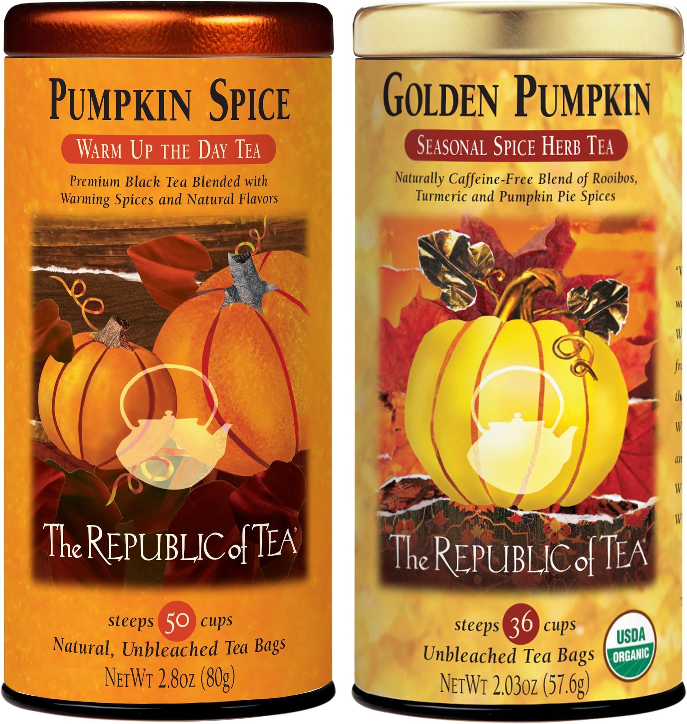 Amazon.com : The Republic of Tea – Limited-Edition Fall Pumpkin Teas ...