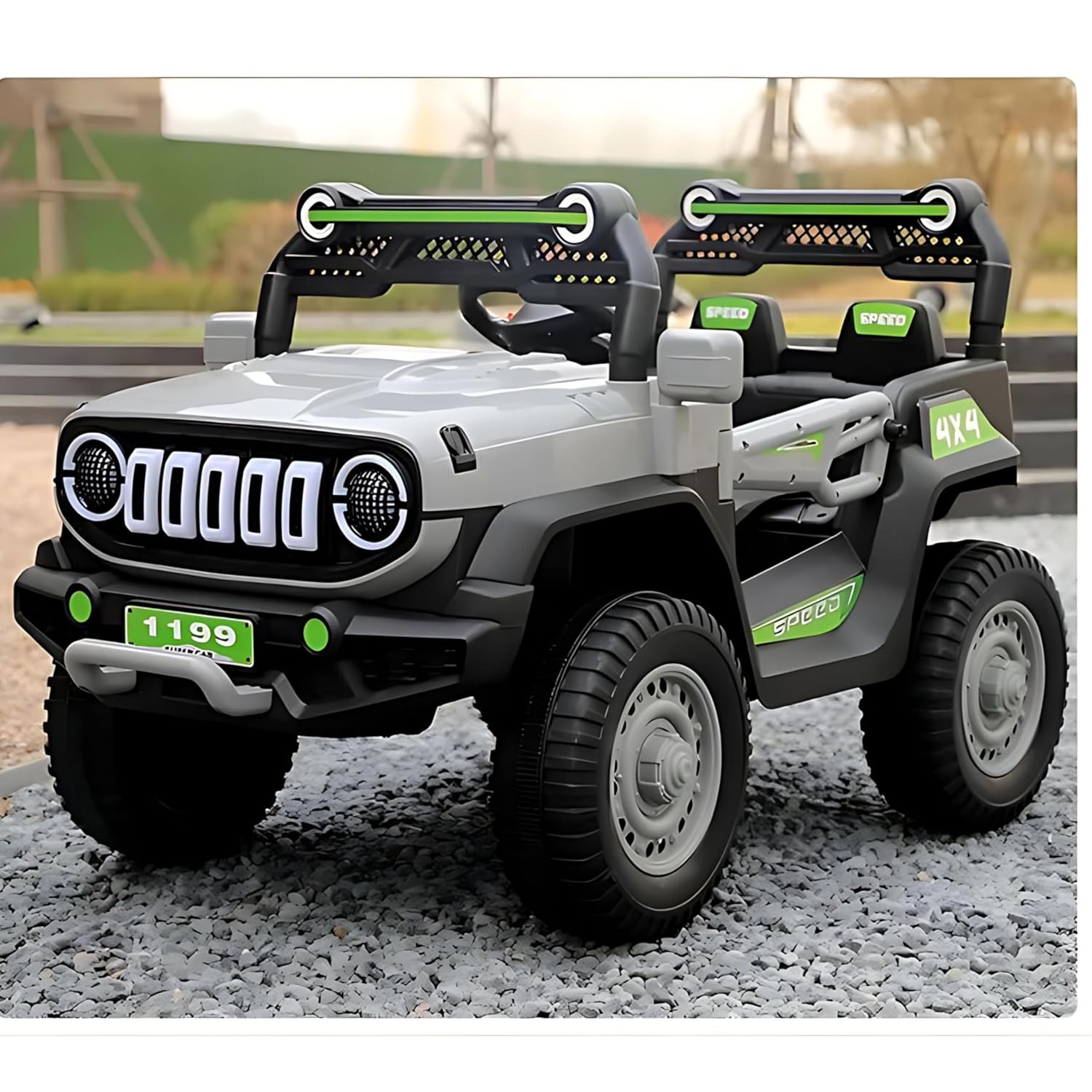 Buy Don't Cry Rev Up The Fun: Dual-Motor Electric Hummer Jeep For Kids ...