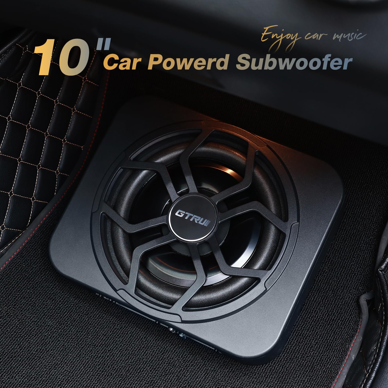 Snapklik.com : 10" Amplified Powered Car Subwoofer Enclosure 800 Watt ...