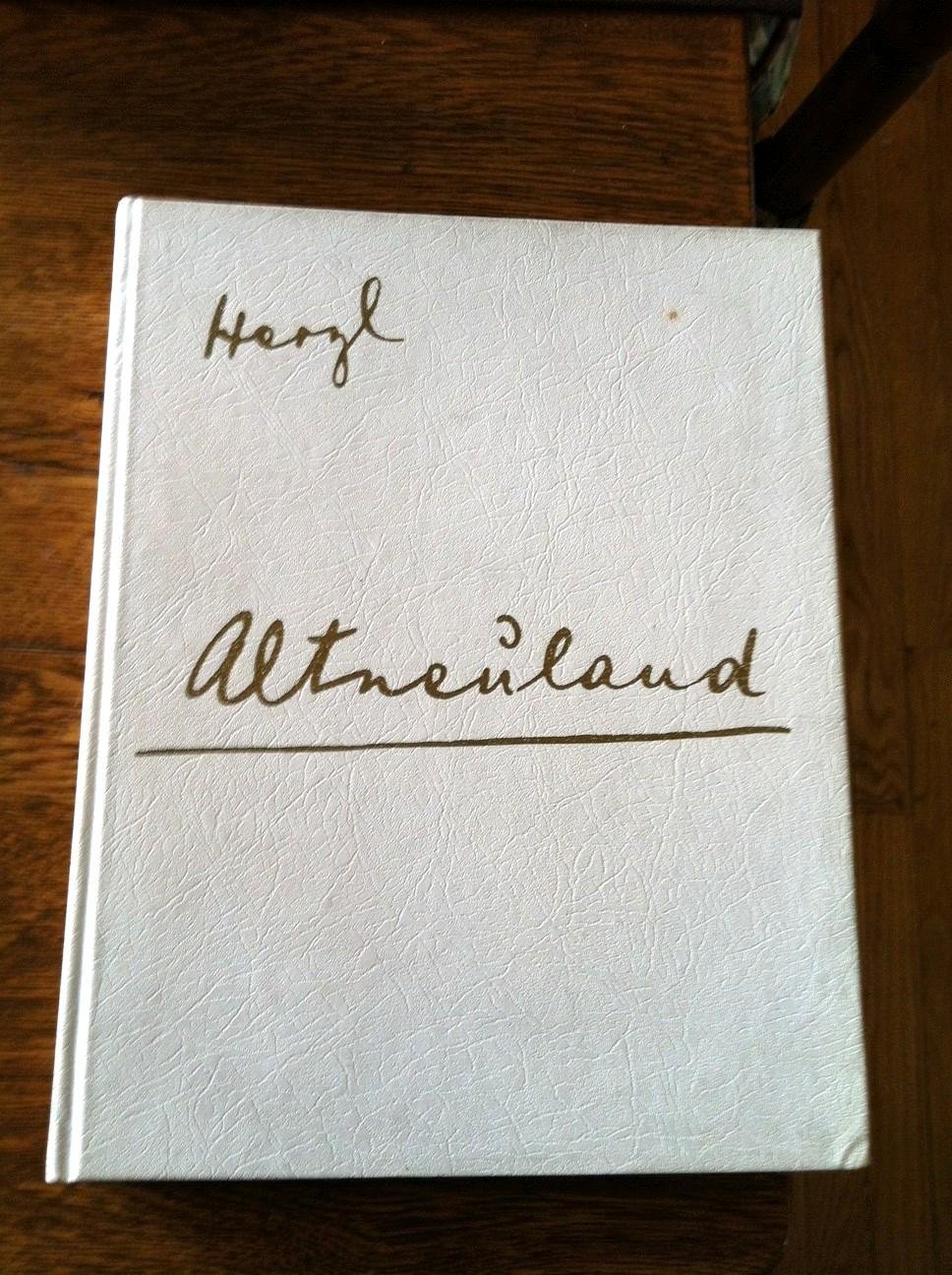 Amazon.com: Altneuland = Old-New Land: Novel: herzl, theodor: Books