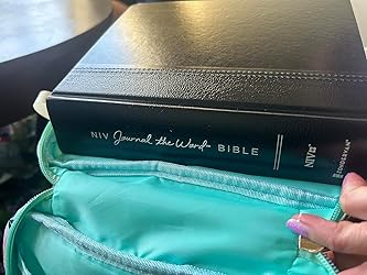 NIV, Journal the Word Bible (Perfect for Note-Taking), Hardcover, Black ...