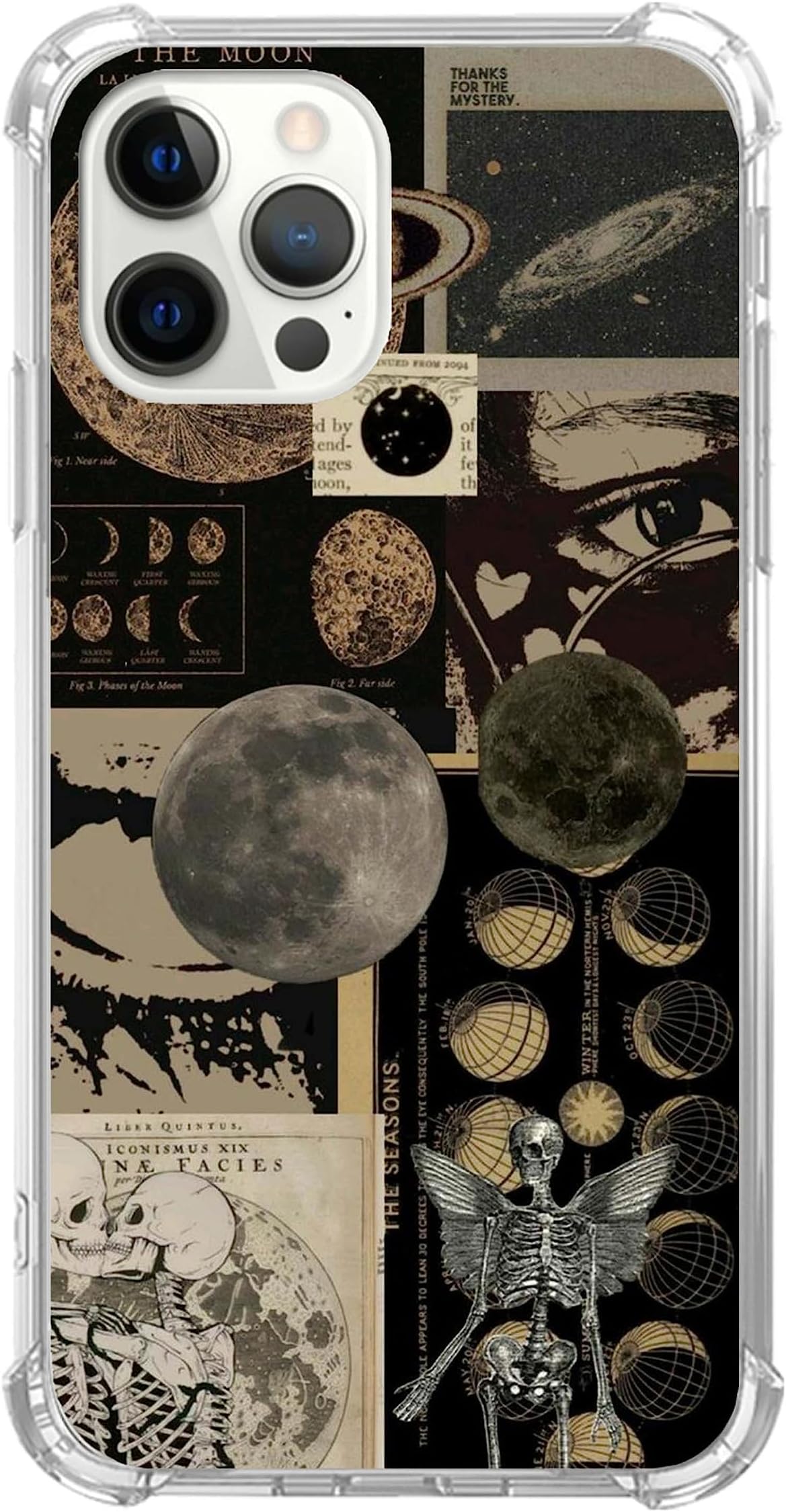 Amazon.com: Aesthetic Vintage Grunge Collage Phone Case Compatible with ...