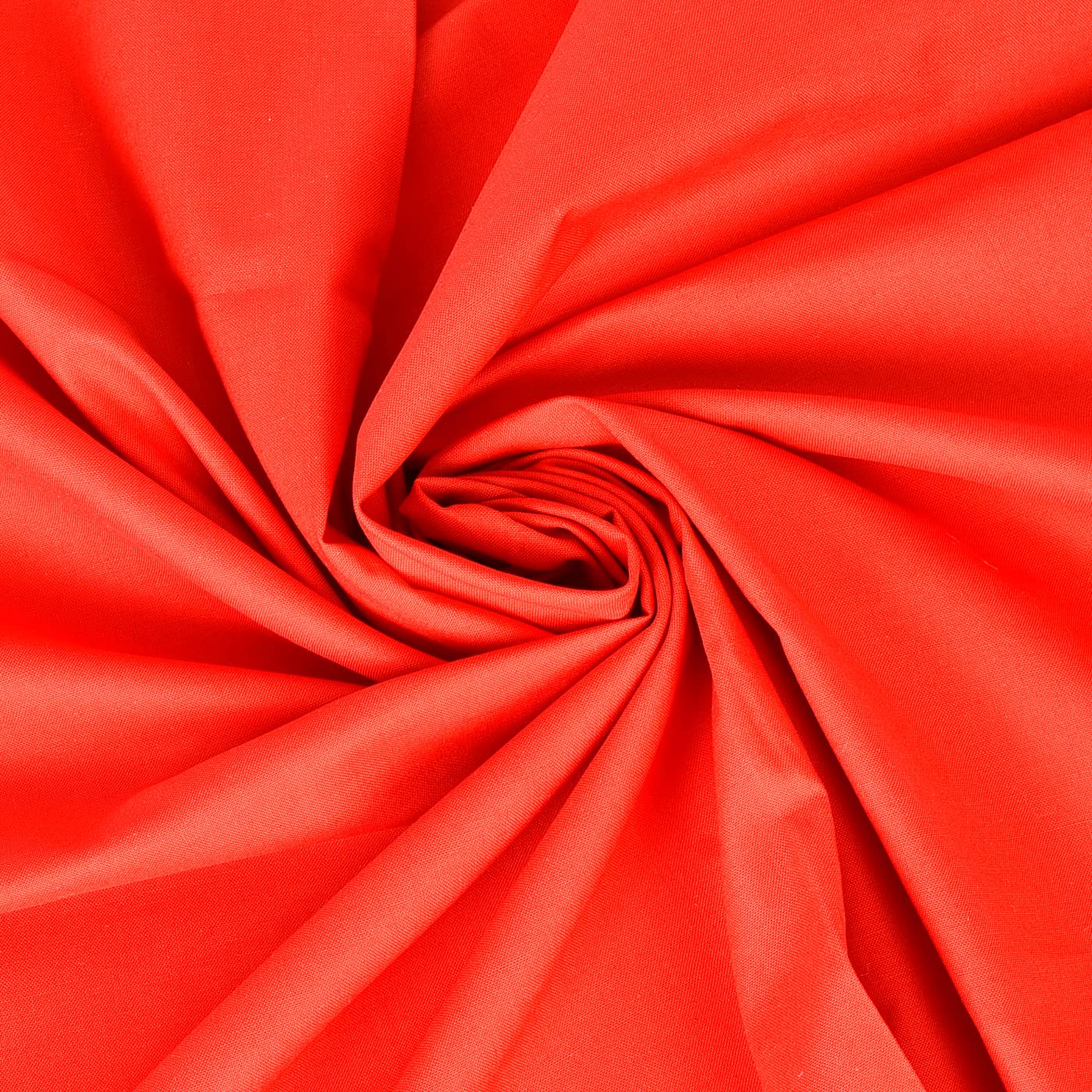 Red 2 Meter Pack 100% Cotton Fabric by The Metre 58 Inches Wide Plain ...