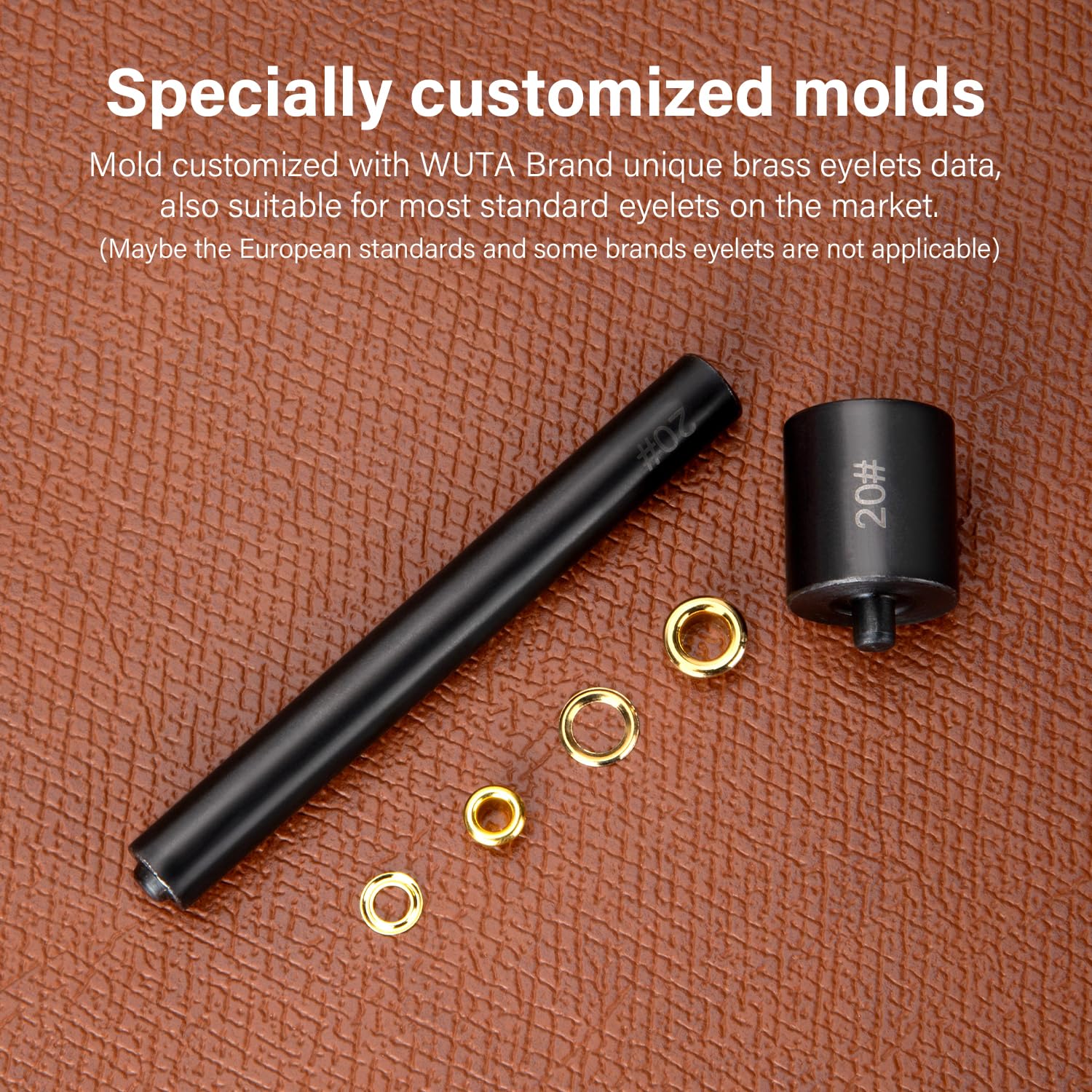 Snapklik.com : Eyelets Setting Tool,Smooth Black Grommet Installation ...