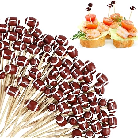Amazon.de: FOOTBALL-KING Fingerfood-Spieße - American Football Style ...