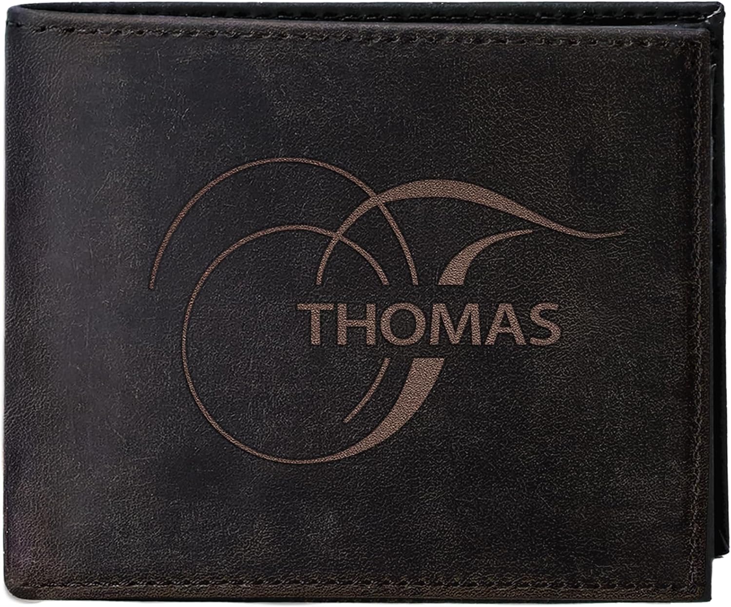 Amazon.com: 7th Hill Monogrammed Leather Men Wallet - Gift for ...