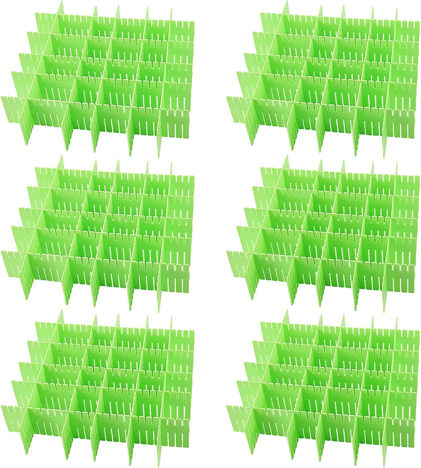 Amazon.com: MANCHAP 56 PCS Adjustable Grid Drawer Organizer, DIY Drawer ...