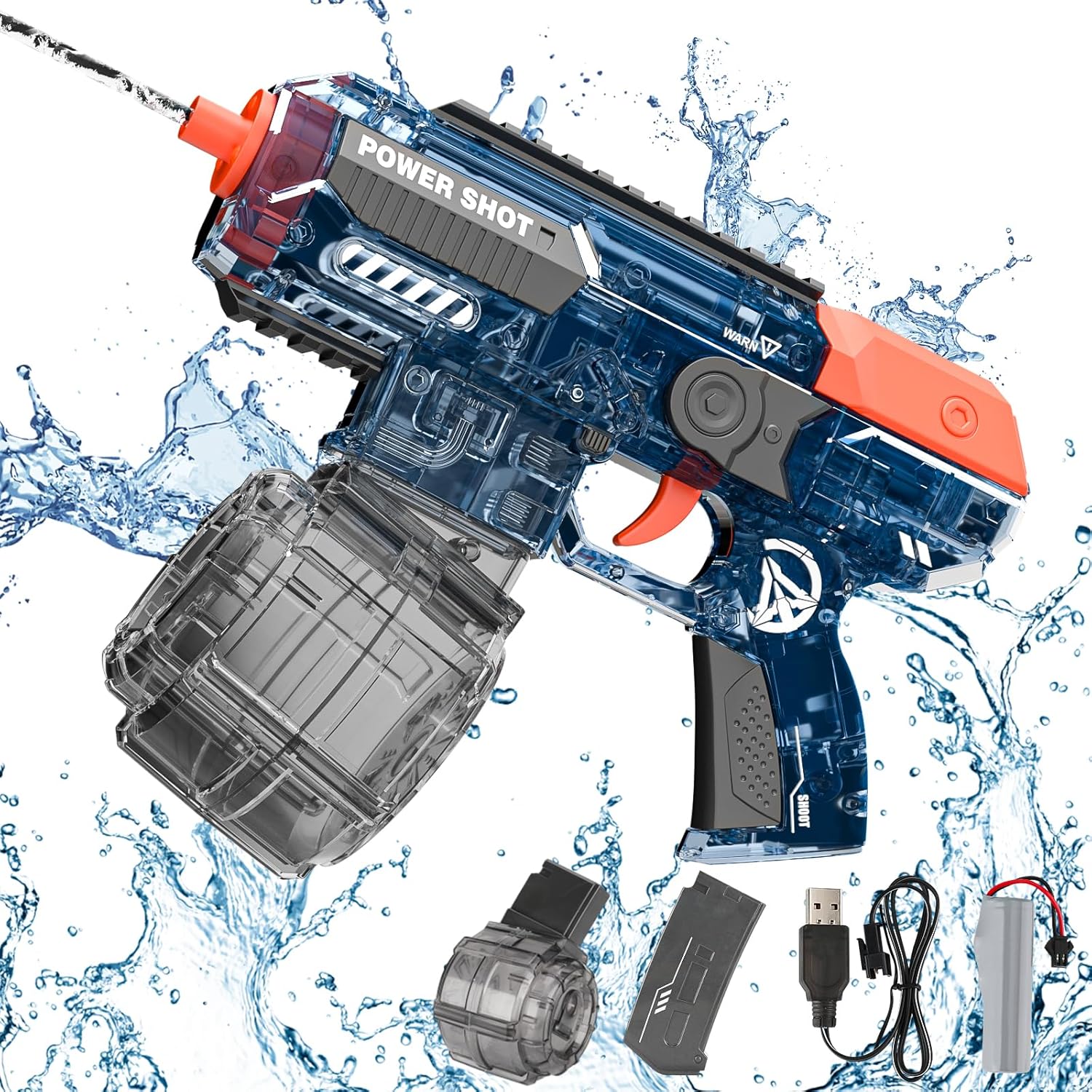 Amazon.com: KADAYAYA Electric Water Gun Toy for Adults & Kids, Large ...