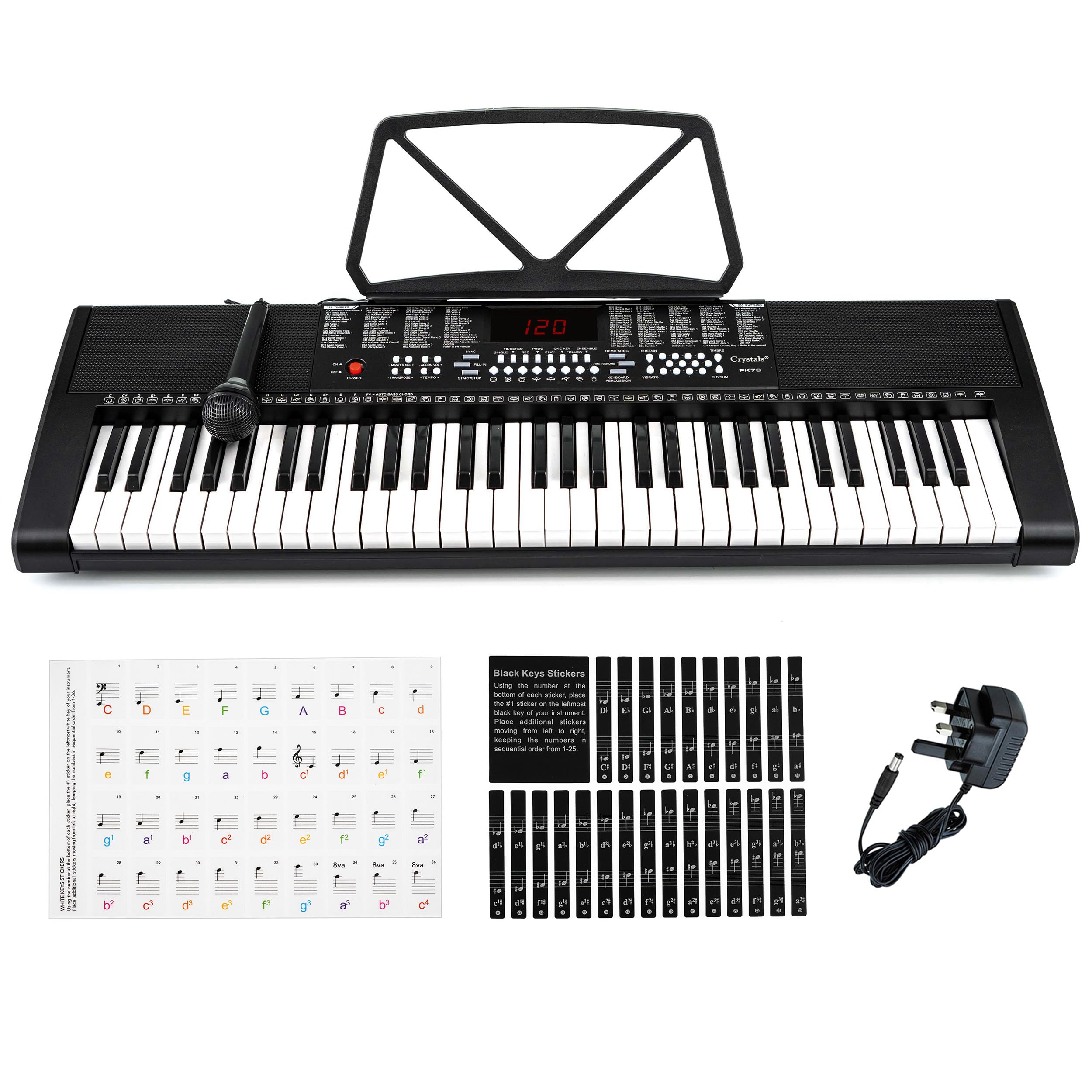 61 Key Electronic Keyboard | Digital Piano | Electric Piano for Adults ...