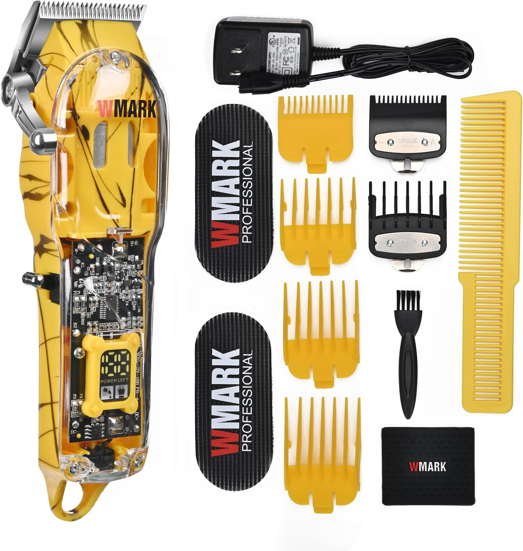 Amazon.com: WMARK Professional Hair Clippers for Barbers 440C Stainless ...