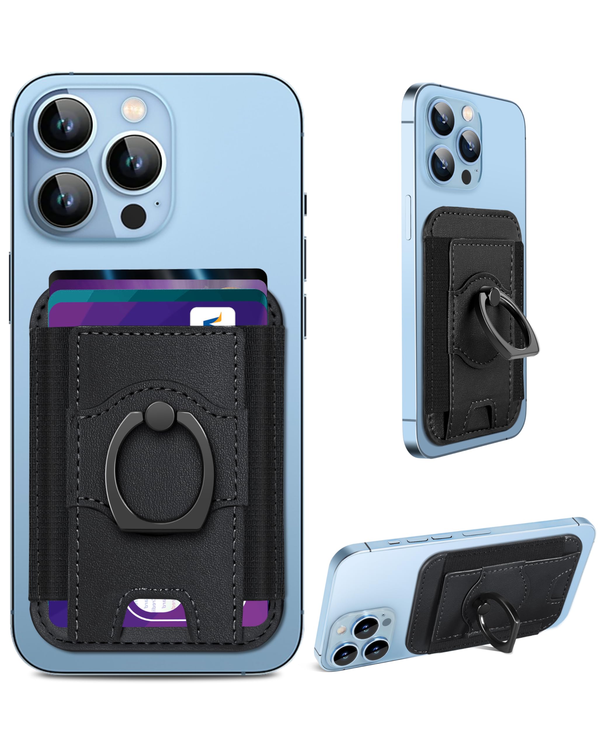 Amazon.com: TopMade for MagSafe Wallet with Phone Grip, 3-in-1 Strong ...