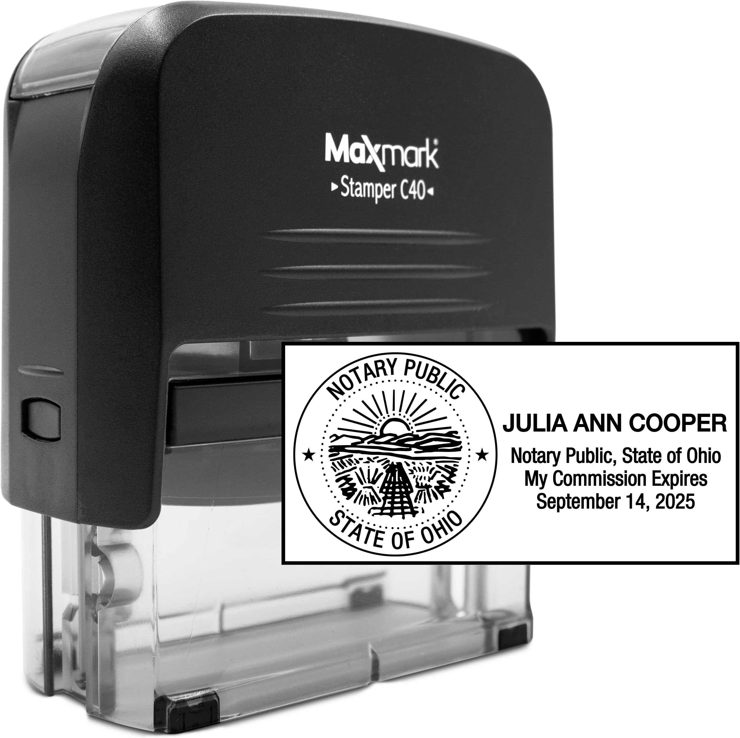 Amazon.com : Ohio Notary Seal Embosser, Pocket/Hand Model, 1-5/8 ...