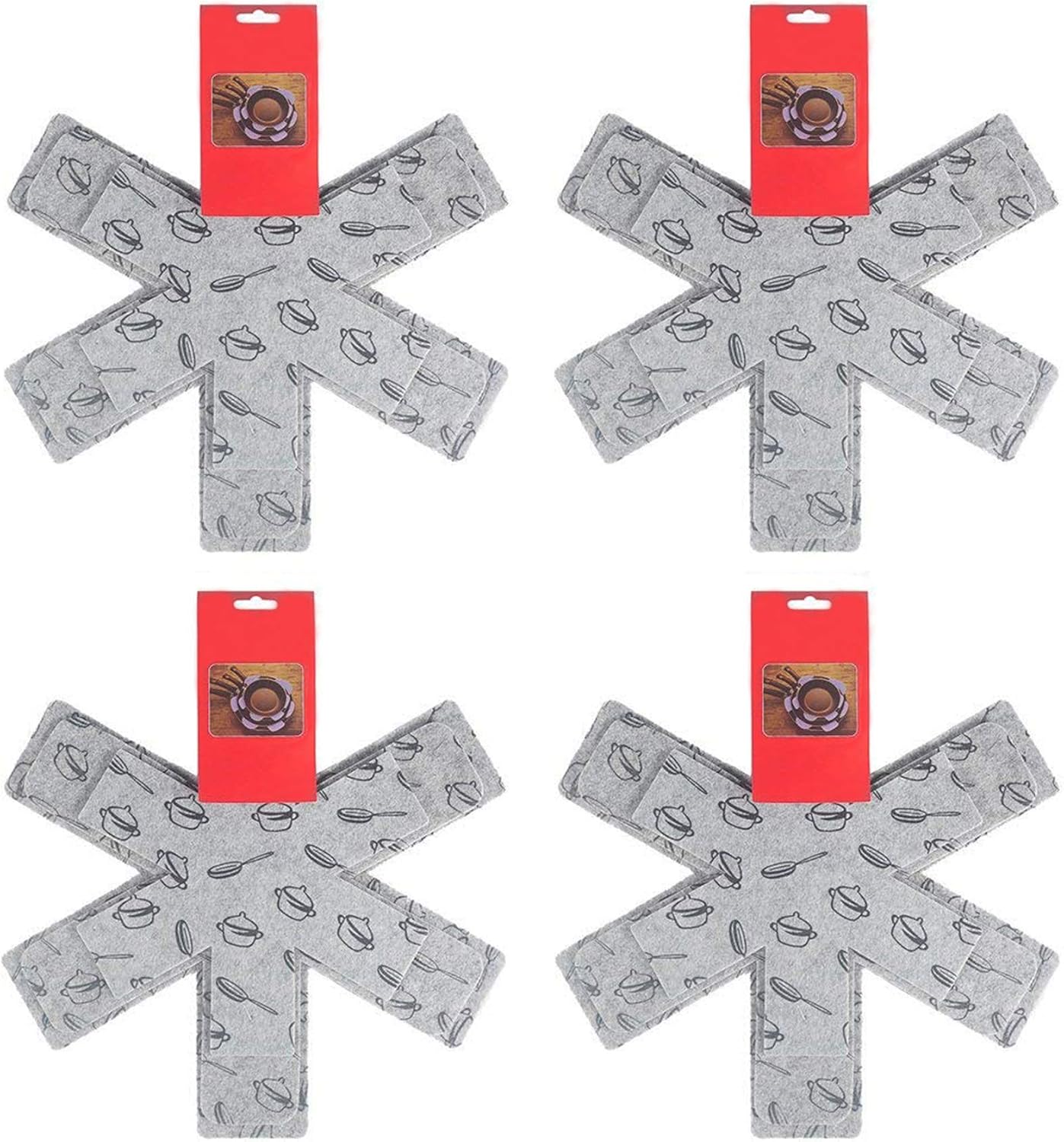 Amazon.com: Acronde 12PCS Pot & Pan Protectors Cookware Protector Set ...