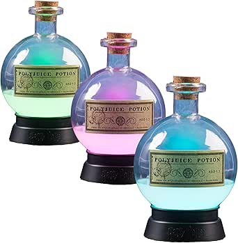 Fizz Creations Harry Potter Large Potion Lamp Multicolour. Polyjuice ...