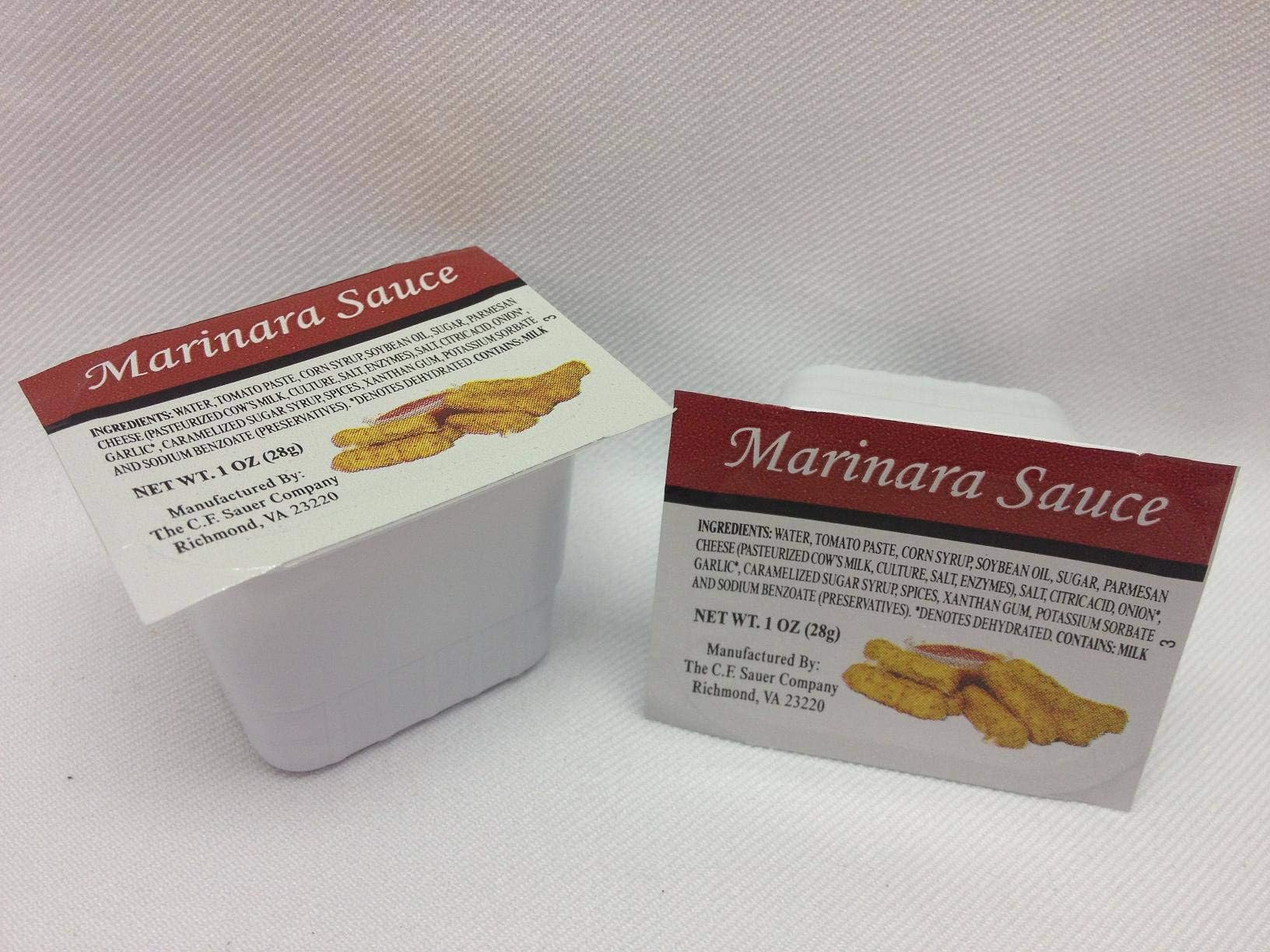 Amazon.com : C.F. Sauer Foods Marinara Sauce, 1 Ounce - 100 per case ...