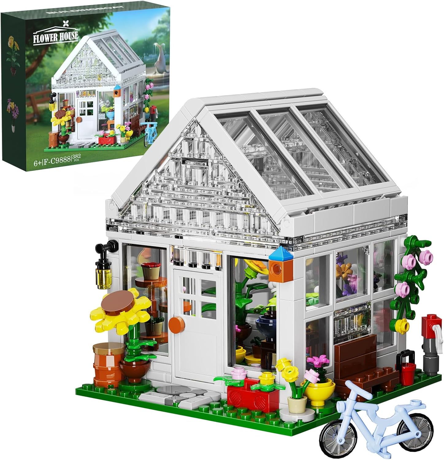 Millionspring Flower House Decoration Set, Cottage & Garden Kit ...