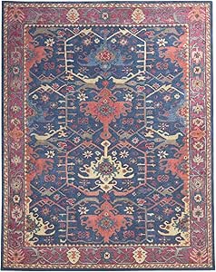 Amazon.com: SOM RUGS Pottery Barn Channing Handmade Tufted 100% Wool ...